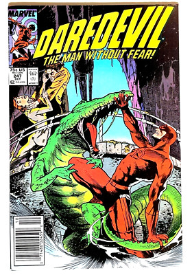 DAREDEVIL #247 CVR A NEWSSTAND 1987 MARVEL COMICS VF | eBay