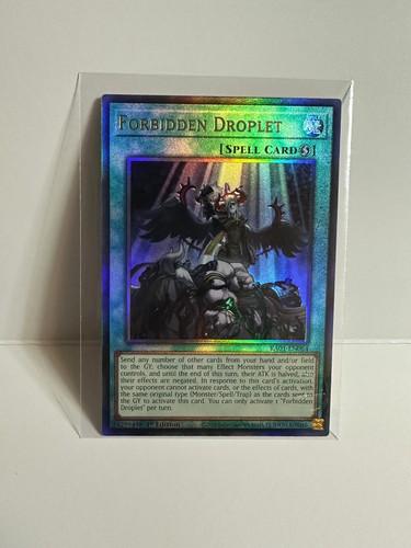 Yu-Gi-Oh TCG RA01-EN064 Forbidden Droplet Ultimate Rare | eBay