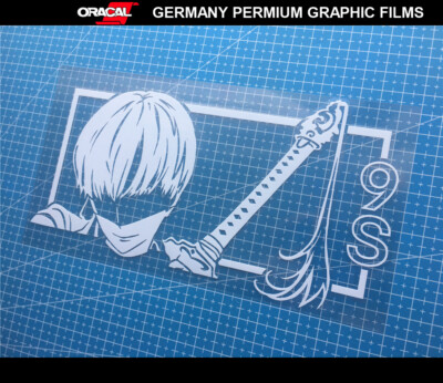NieR:Automata androids 9S Anime JDM Car / Computer Decal Sticker #N02 ...