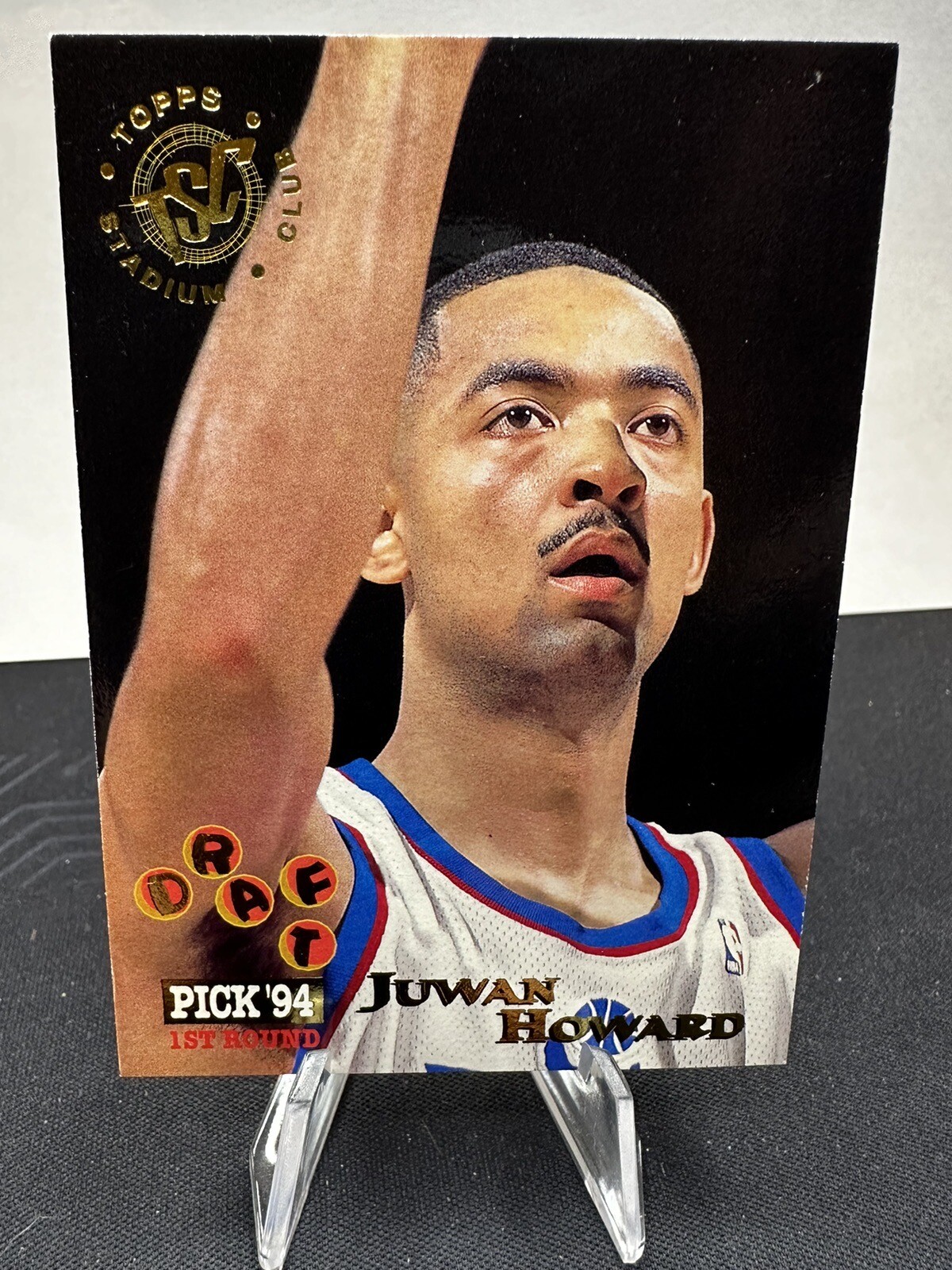 💥1994-95 Topps Stadium Club Juwan Howard Washington Bullets RC Rookie ...