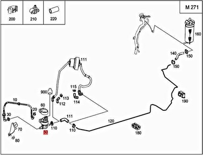 Genuine MERCEDES C204 S204 W204 C-CLASS W204 Purge valve 0004708993 | eBay