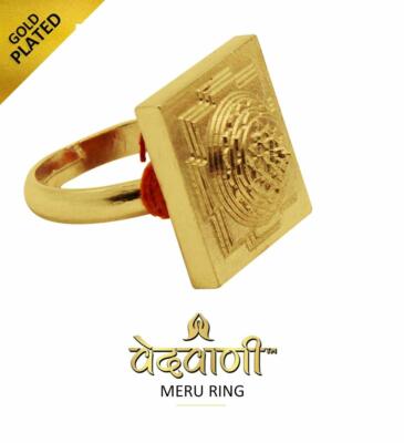 Dynamo Yellow Brass Meru Shree Yantra Ring for Men and Women by DYNAMO ...