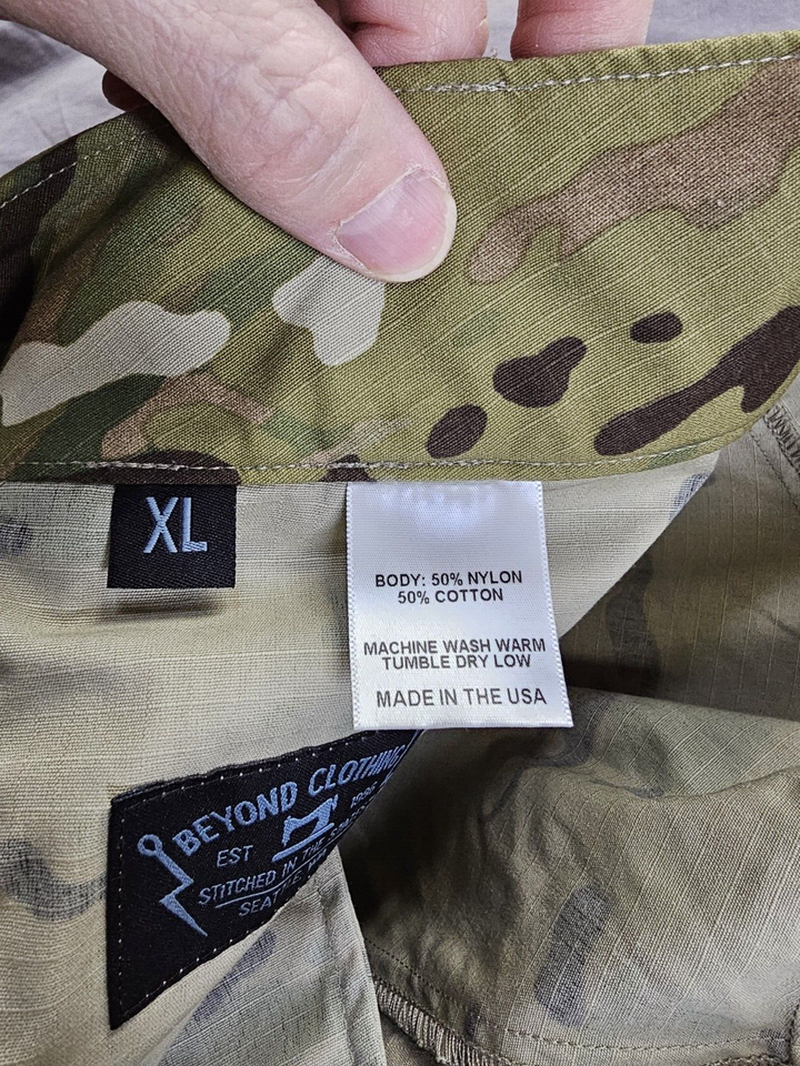 Beyond Clothing Multicam A9 Combat Uniform Set Size X Large New with ...