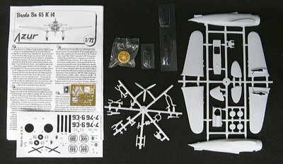 1/72 Azur Models BREDA Ba-65 K14 Italian WWII Bomber BAGGED KIT! | eBay
