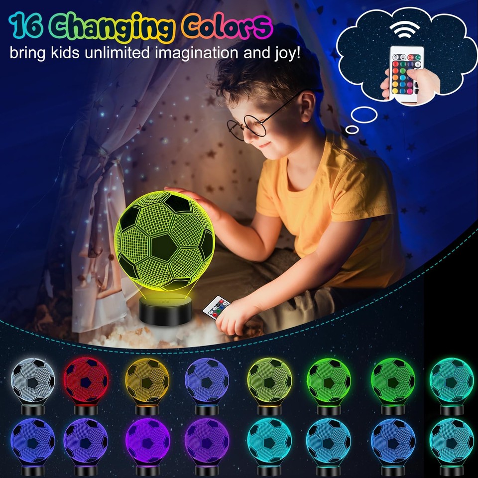 Soccer Gifts Stocking Stuffers for Kids Teens Boys Girls, Soccer Ball ...