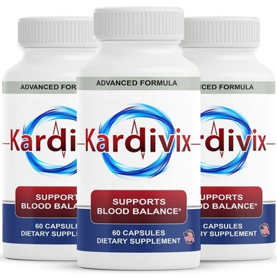 ( 3 Pack ) Kardivix Capsules, Premium Formula for Heart Health and ...