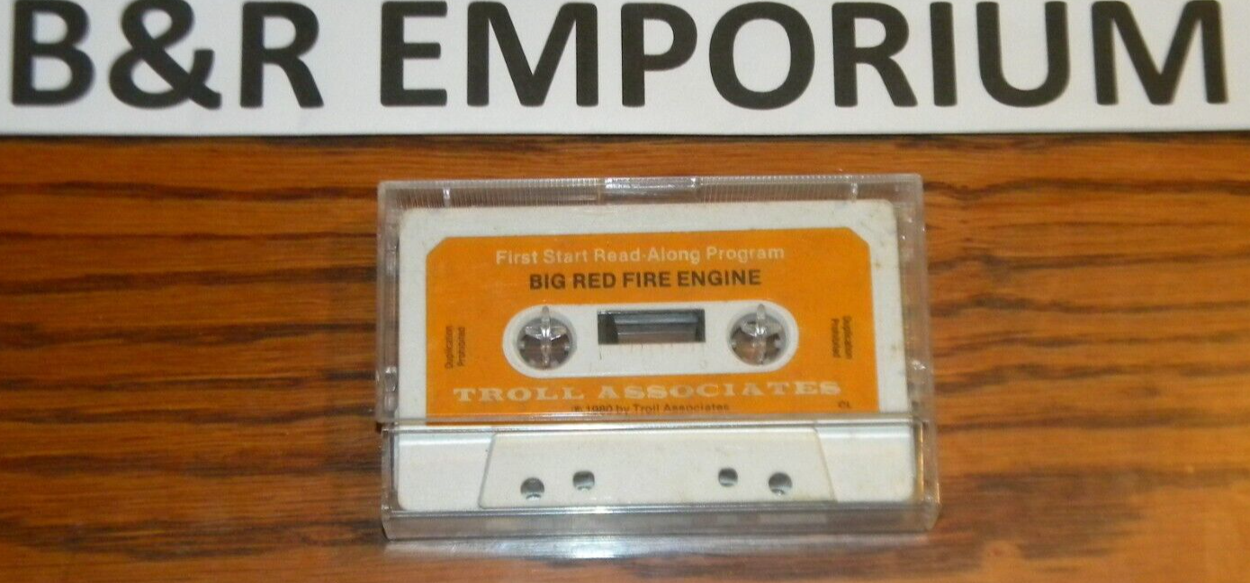 First Start Read-Along Big Red Fire Engine (1980 Troll Associates) Used ...