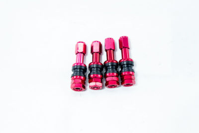 4 Aodhan V1 Bolt On Red Valve Stems Fit Mazda 3 5 6 Rx7 Rx8 Lancer Evo ...