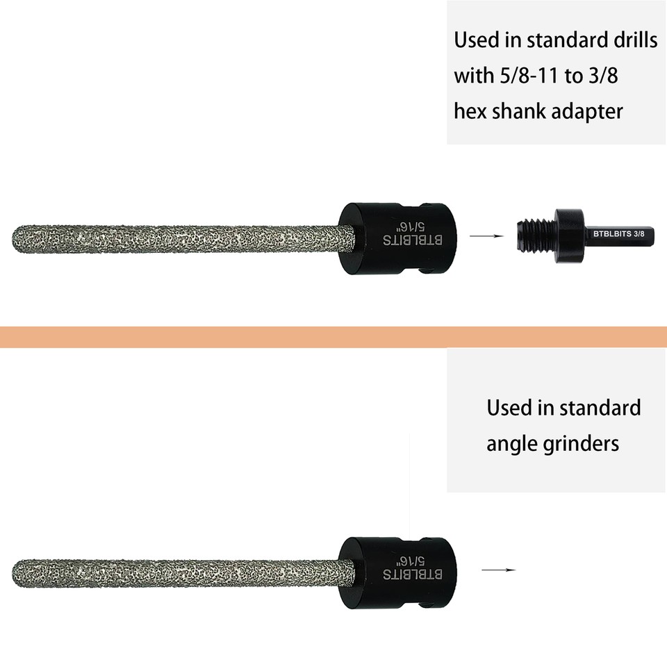 Diamond Mortar Raking Bit Set Router Bits For Mortar Raking Brick Stone ...