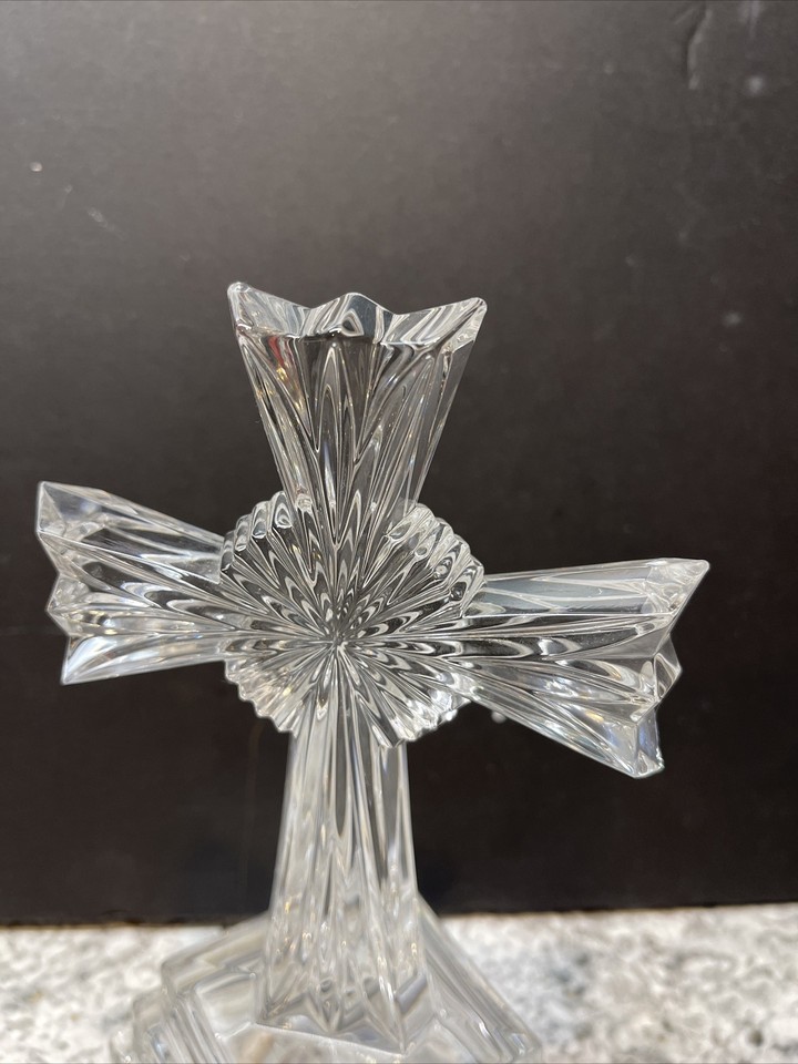 LENOX VINTAGE RARE GERMAN FULL LEAD CRYSTAL CROSS GREAT CONDITION | eBay