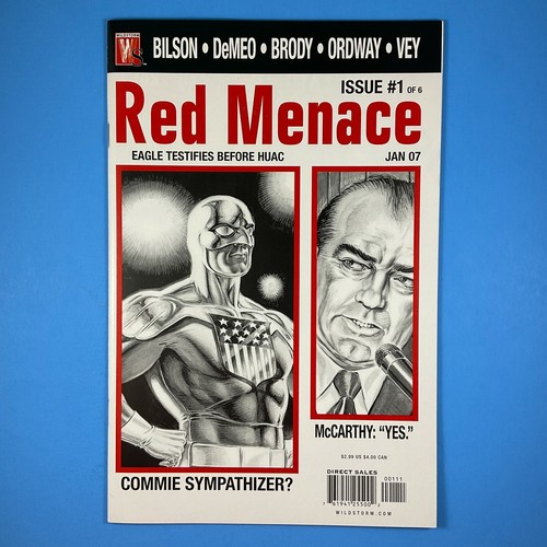 Red Menace #1 DC / Wildstorm Comics 2007 Los Angeles 1950s Joseph ...