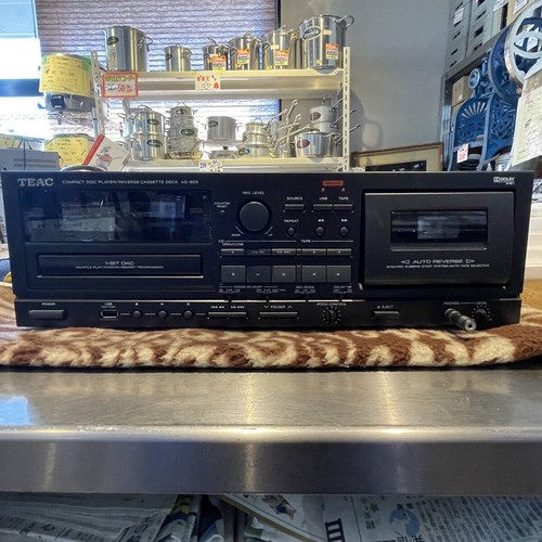 Teac AD-800 Retro CD Player Cassette Deck Used USB Memory Compatible | eBay