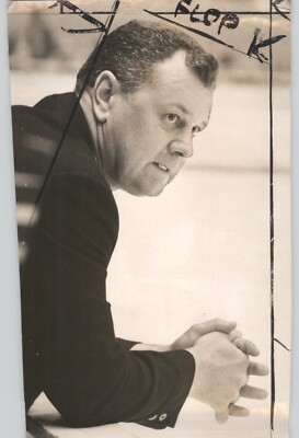 National HOCKEY Manager BUD POILE Vintage Rare 1963 Press Photo | eBay