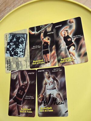 GTS Basketball Hall of Fame Set - Hal Greer Autographed Card - Free ...