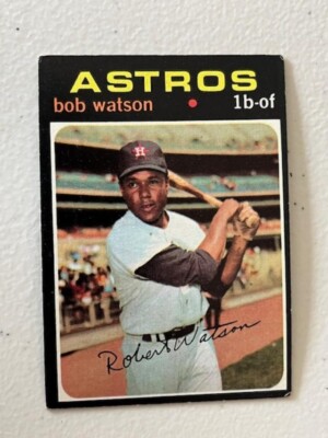 1971 Topps Baseball Card #222 Bob Watson - EX - SHIPS FREE! | eBay