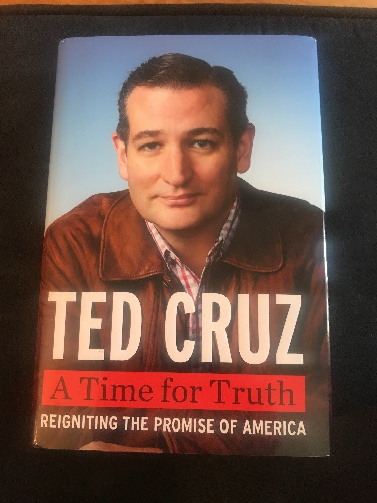 Ted Cruz signed a time for truth Ron Jaworski Eagles Republican ...