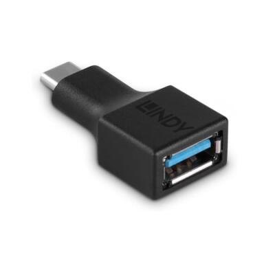 LINDY USB 3.2 Type C Male to Type A Female Adapter Black 41899 | eBay