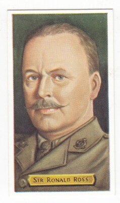 1937 British Empire Card Sir RONALD ROSS Nobel Prize Winner Medicine ...