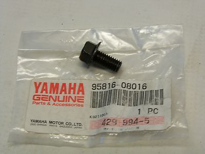 NOS YAMAHA 95816-08016-00 BUMPER BRACKET FLANGE BOLT G8 | eBay