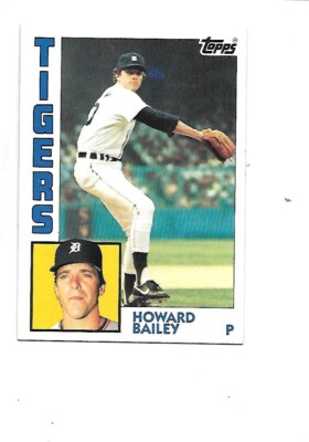 Howard Bailey 1984 Topps Baseball Card #284 Detroit Tigers | eBay