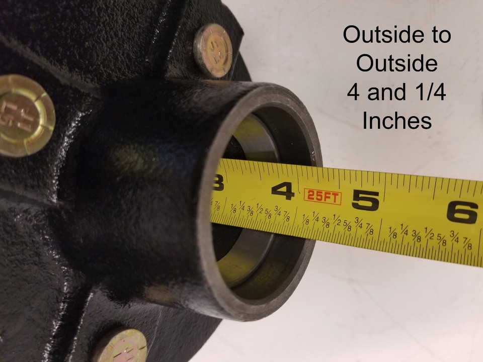 ONE Axle stub end 2000# 4 x 4 Hub Axel Kit with Square Spindles Side ...