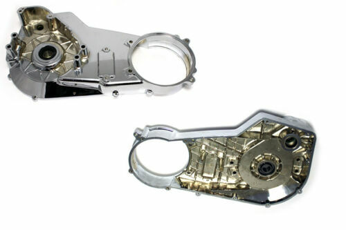 Chrome Inner Primary Cover Assembly for Harley Davidson by V-Twin | eBay