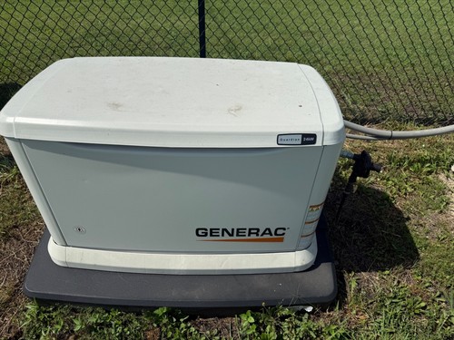 Generac Guardian 7210 24kW Home Standby Generator System - White | eBay