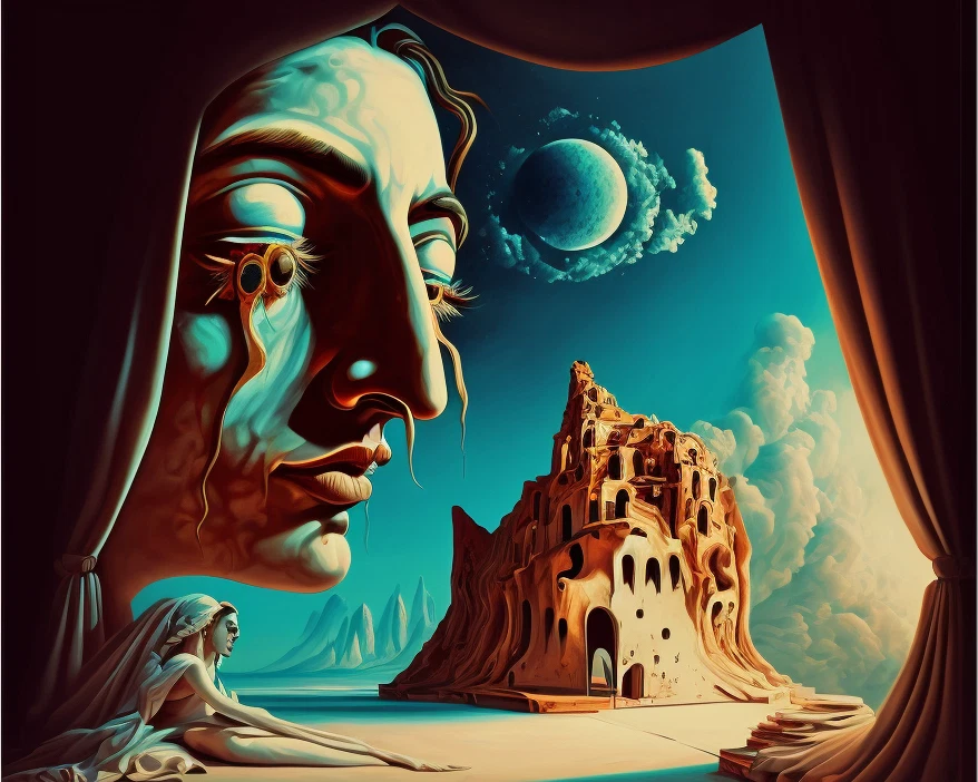 Paisaje Surrealista De Salvador Dali Surreal Paintings By Salvador