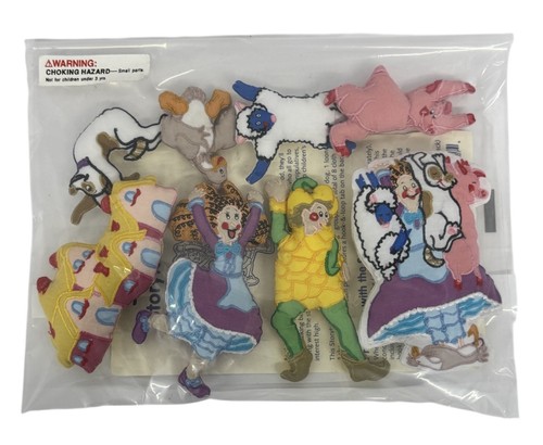 Vintage Lakeshore 1992 Silly Sally Storytelling Kit 8 Cloth Figures ...