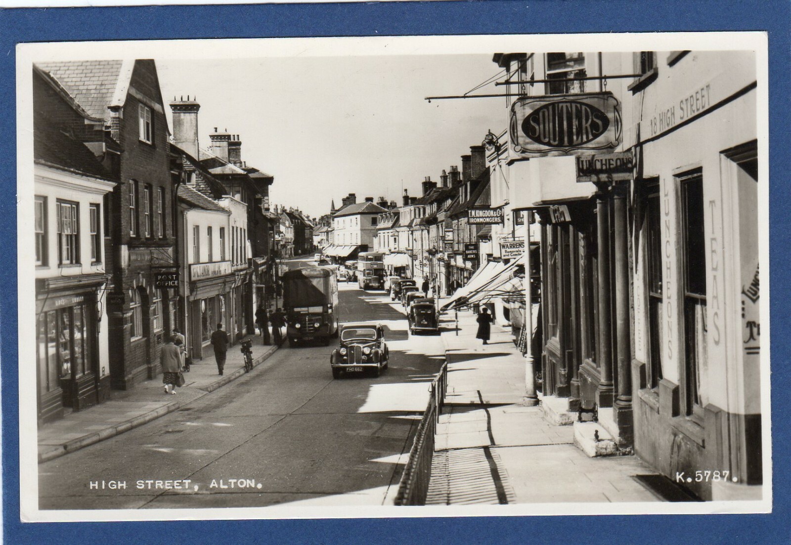 High Street Alton Post Office RP pc used 1956 Valentines Z943 | eBay UK