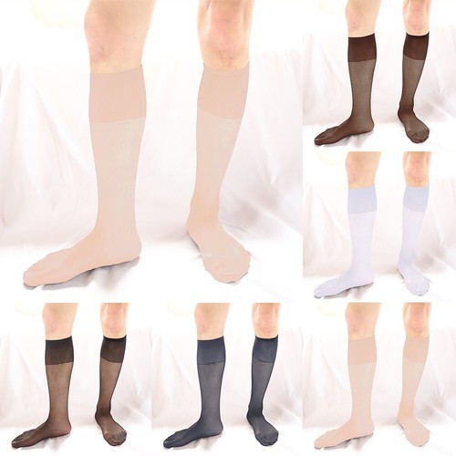 Sleek Men's Invisible Traceless Sheer Stockings Business Attire ...