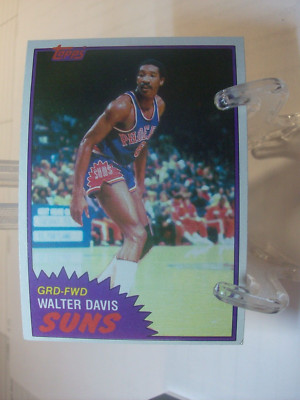 1981-82 Topps Basketball Card #33 - Walter Davis - Phoenix Suns (96101 ...