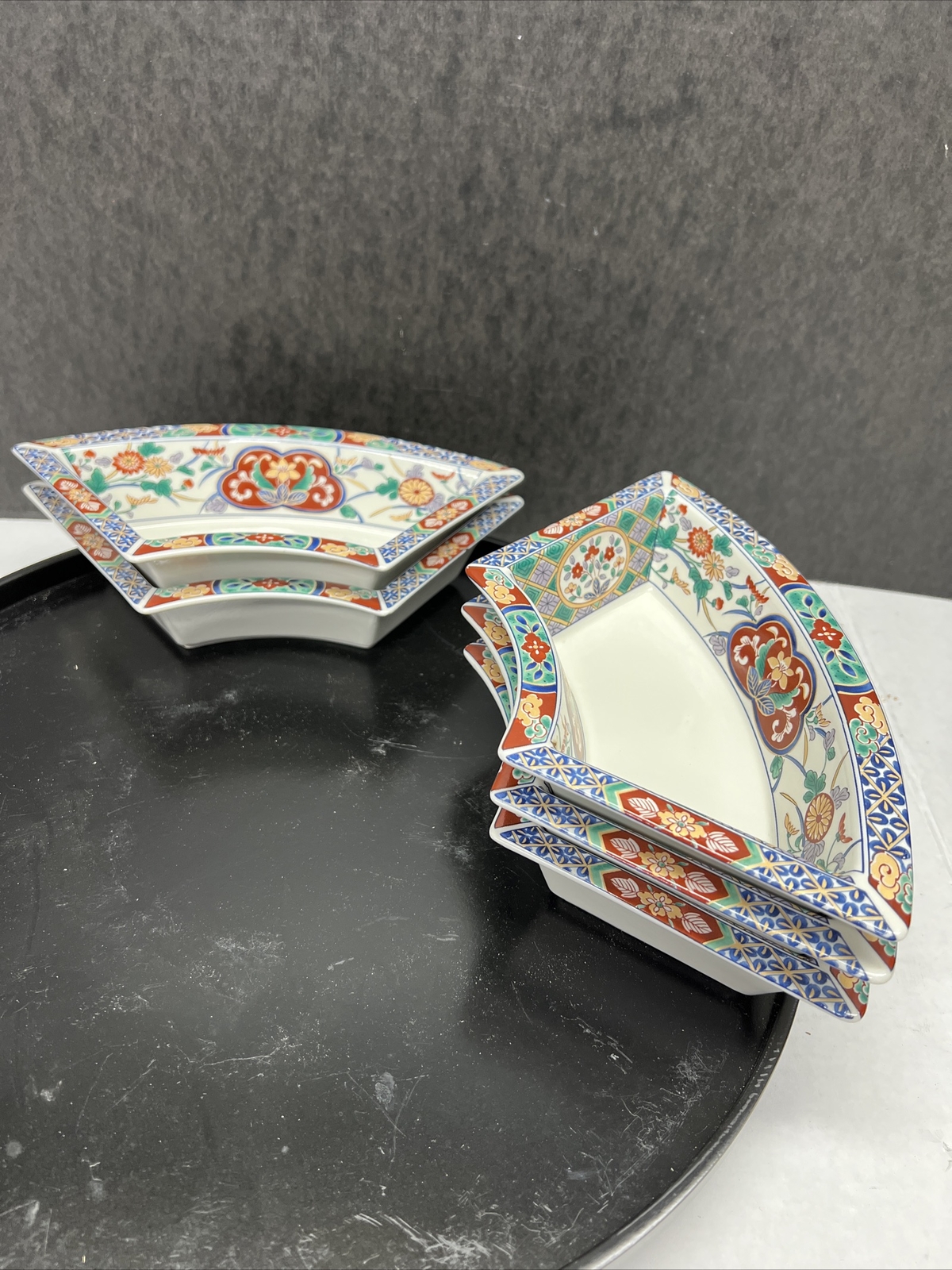 Vintage Japanese Imari Porcelain Revolving Lazy Susan by Dynasty | eBay