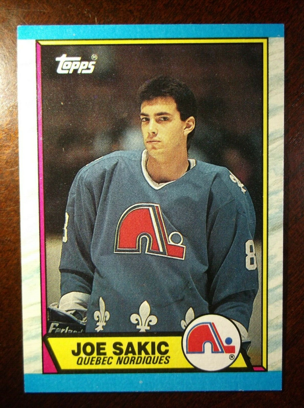 SUPER NICE! SET BREAK! 1989-90 TOPPS HOCKEY HOF JOE SAKIC ROOKIE RC ...