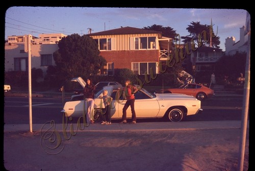 Woman Kids Plymouth Fury Cars 1970s 35mm Slide | eBay