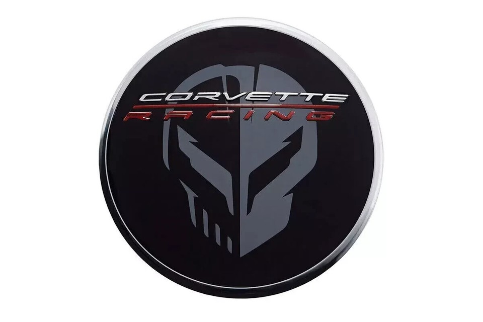 2020-2026 Chevrolet Corvette C8 "Corvette Racing" Jake Logo Center Caps ...