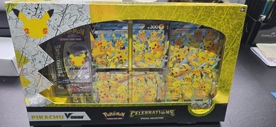 Pokemon TCG Celebrations Special Collection Pikachu V Union Box Factory ...
