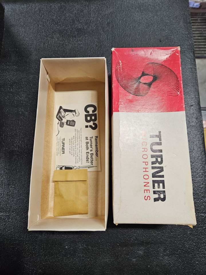 Vintage Cb Turner Microphone Model NC450C Never Been Used Still In ...