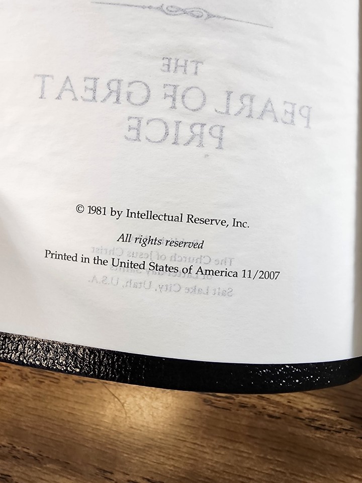 Mini Small Size LDS Scriptures LEATHER Book of Mormon D&C + Bible +H ...