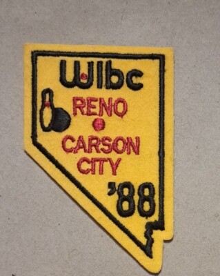 WIBC - Reno - Carson City - 1988 - sew on cloth patch | eBay