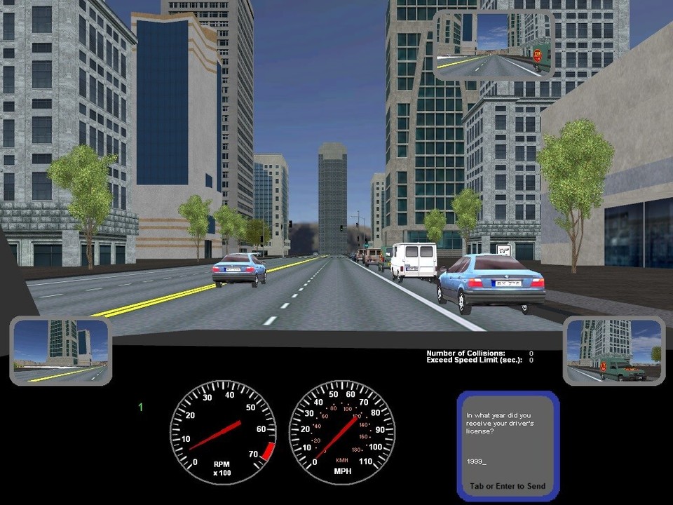 Pro Driving Simulator Software for Training and Testing - 3 Monitor | eBay