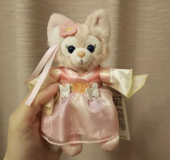 Authentic Shanghai Disney mid-autumn Linabell Plush small keychain ...