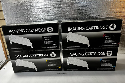 For HP 504X 504A Toner Cartridge CMYK Set (4) NEW Sealed CE250X CE251A ...