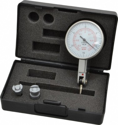 0.03 Inch Range, 0.0005 Inch Dial Grad, Horizontal Dial Test Indicator ...