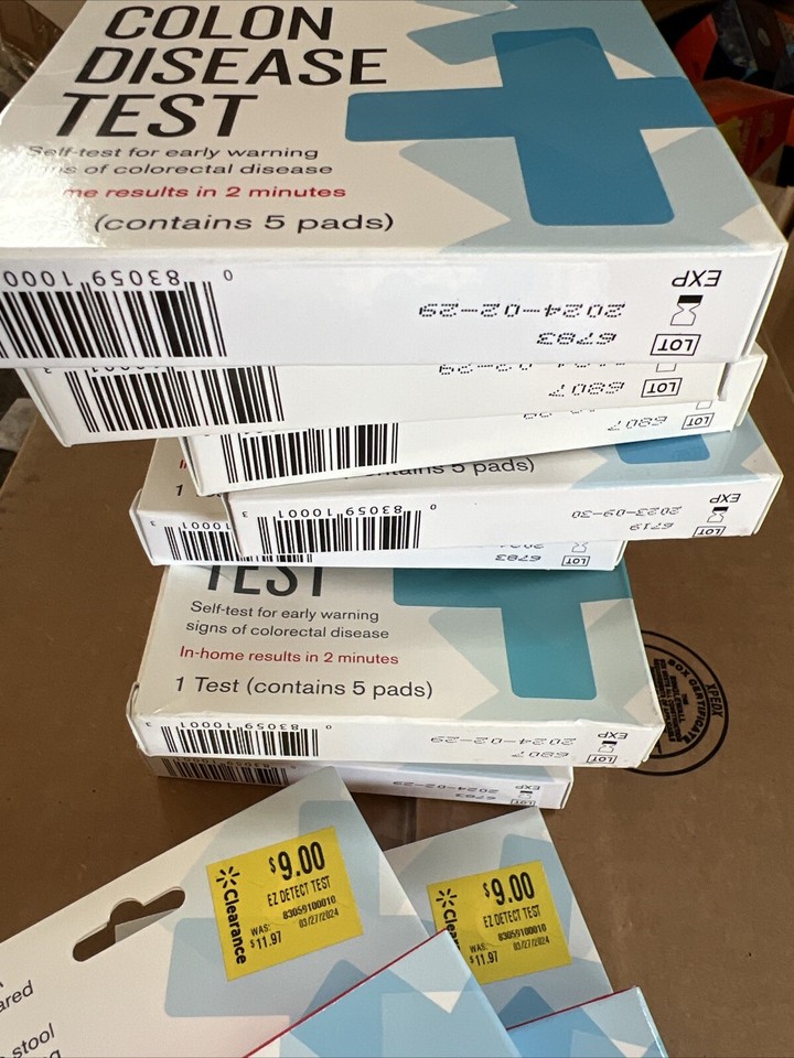 10x EZ Detect Colon Disease Self Test Kit For Colorectal Disease 5 Test ...