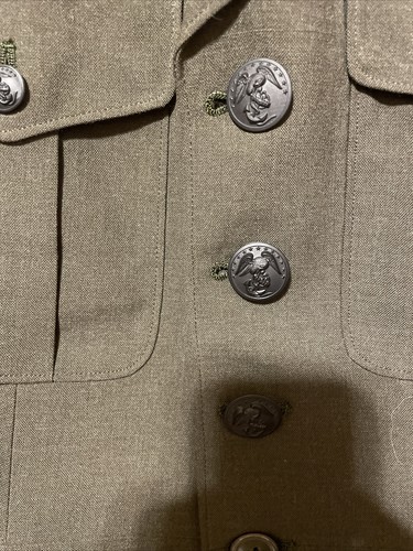 Marine Corps Male Alpha Service Coat The Marine Shop Size 39-R USMC ...