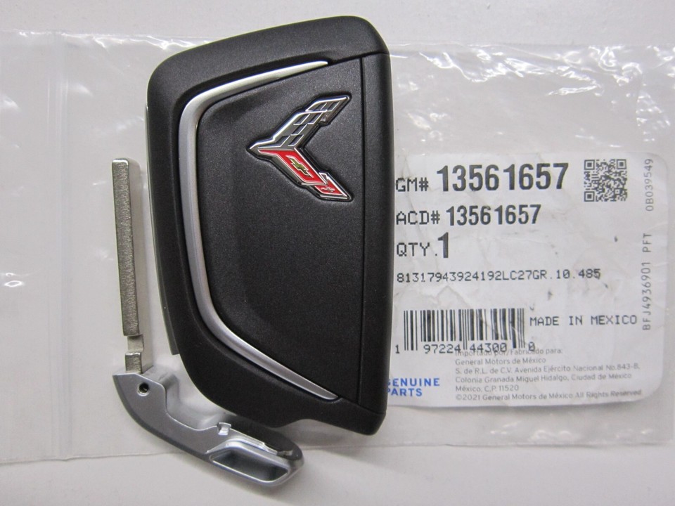NEW OEM 2020-2025 CORVETTE SMART KEY KEYLESS REMOTE FOB ALARM 13561657 ...