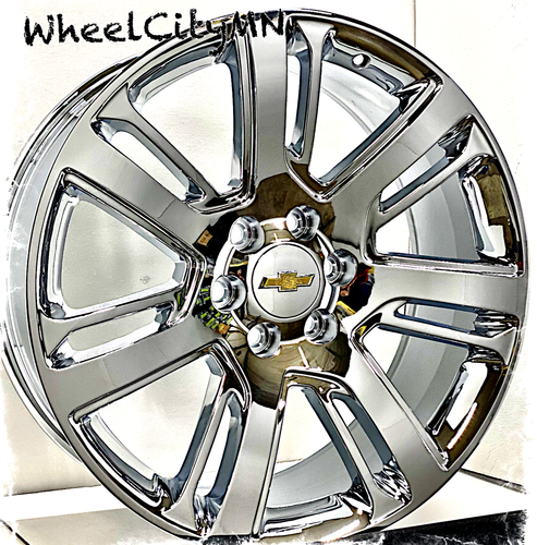 22" Chrome OE 84497728 Replica 4738 Rims fits 2021 Chevy Tahoe Suburban ...