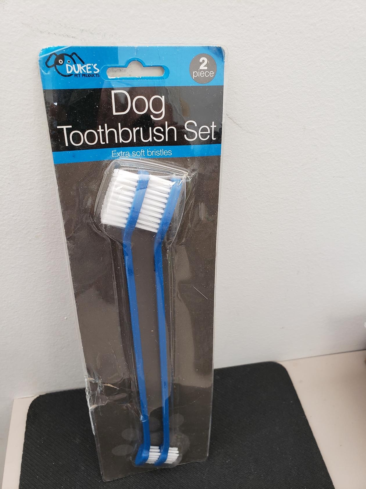 Duke's Pet Products Two-Piece Dog Toothbrush Soft Bristles, Blue | eBay