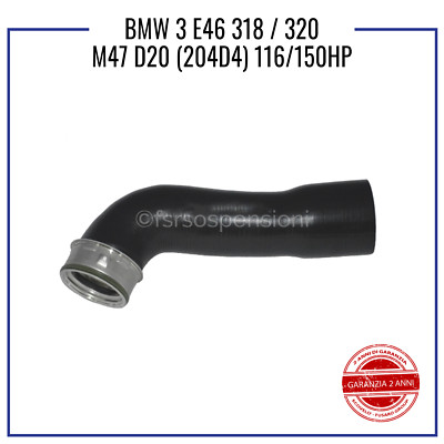 Sleeve Intercooler Hose For BMW 3 E46 3.18 3.20 M47 11617799397 ...
